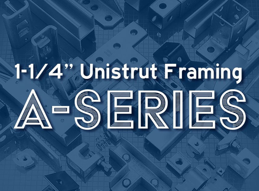 1.25" Unistrut Metal Framing System